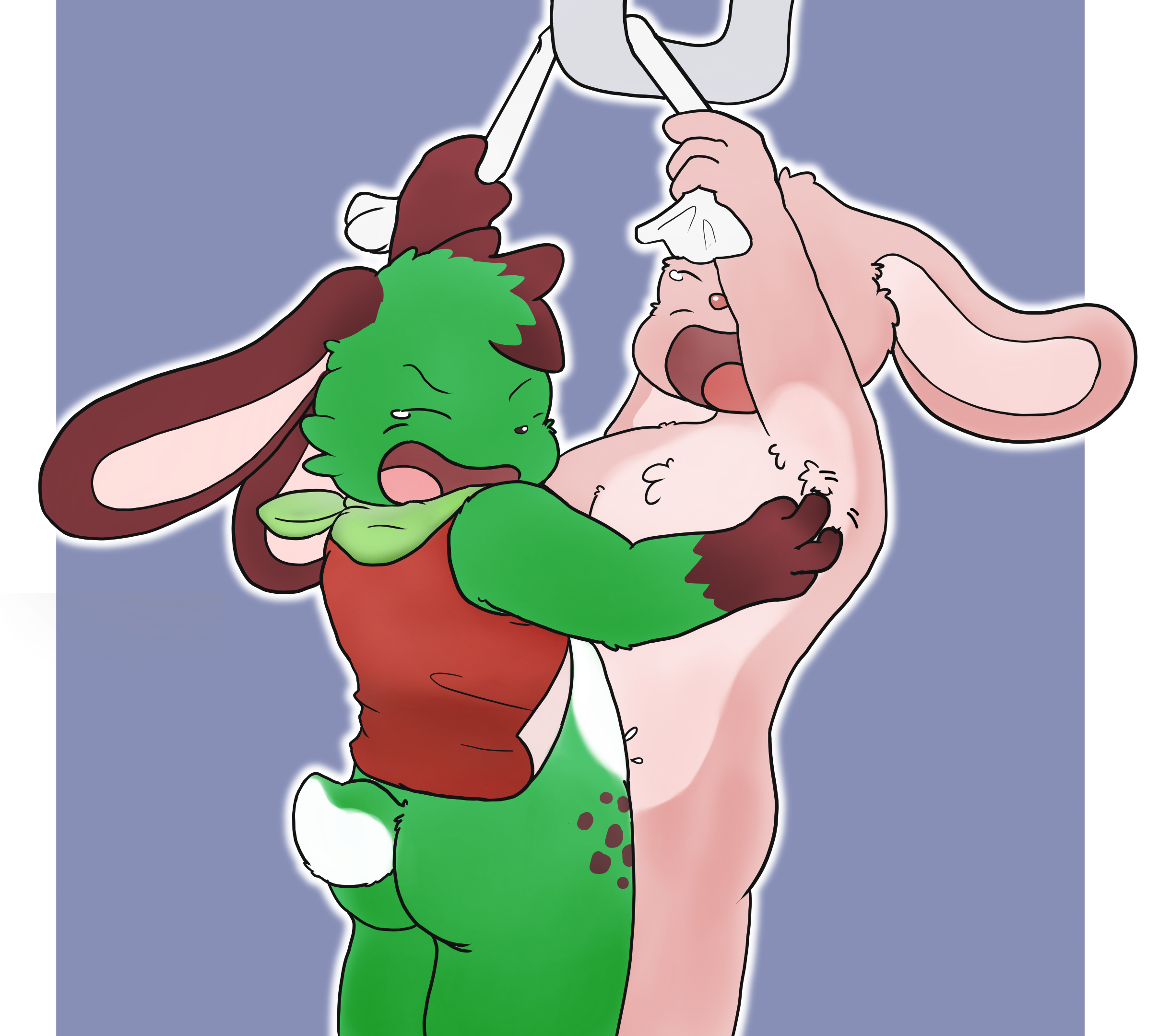 Rule 34 Anthro Ass Belly Bodily Fluids Bottomless Bun Bunpatrol Clothed Clothing