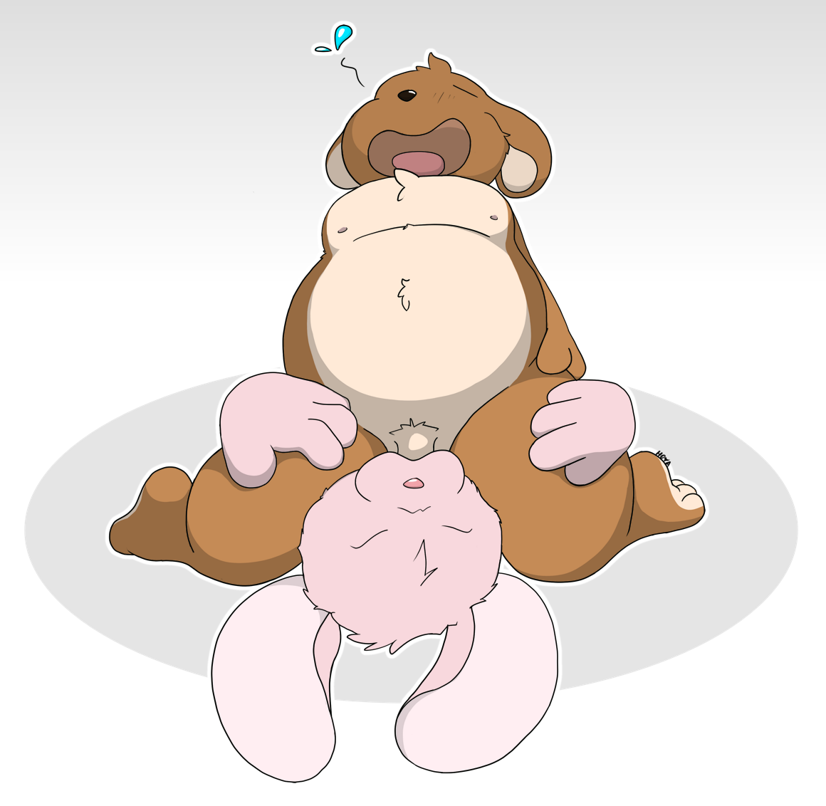 Rule 34 Anthro Belly Belly Focus Brown Body Brown Fur Countershade