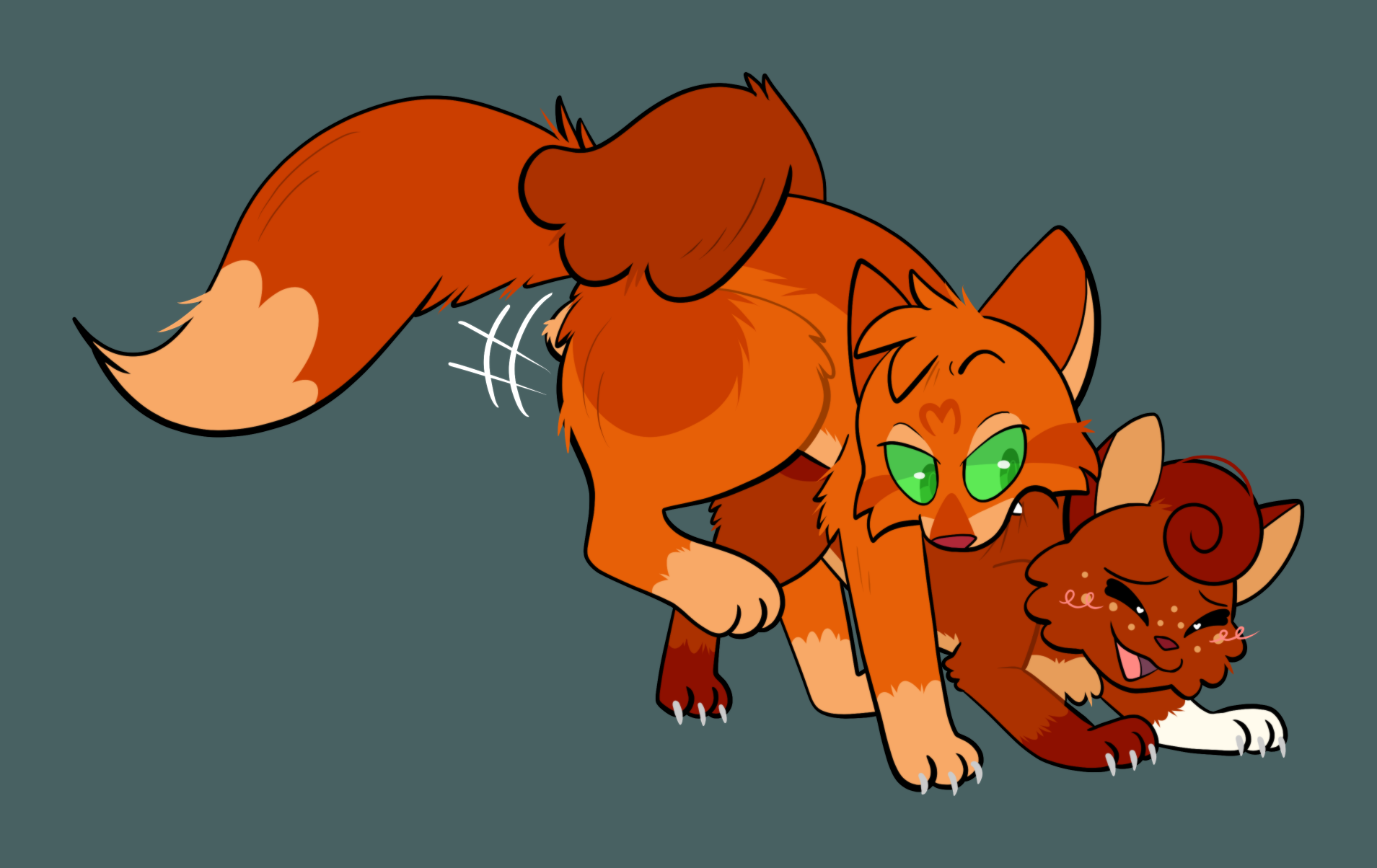 Rule 34 Catboyjail Claws Out Daughter Domestic Cat Duo Father Father 6412