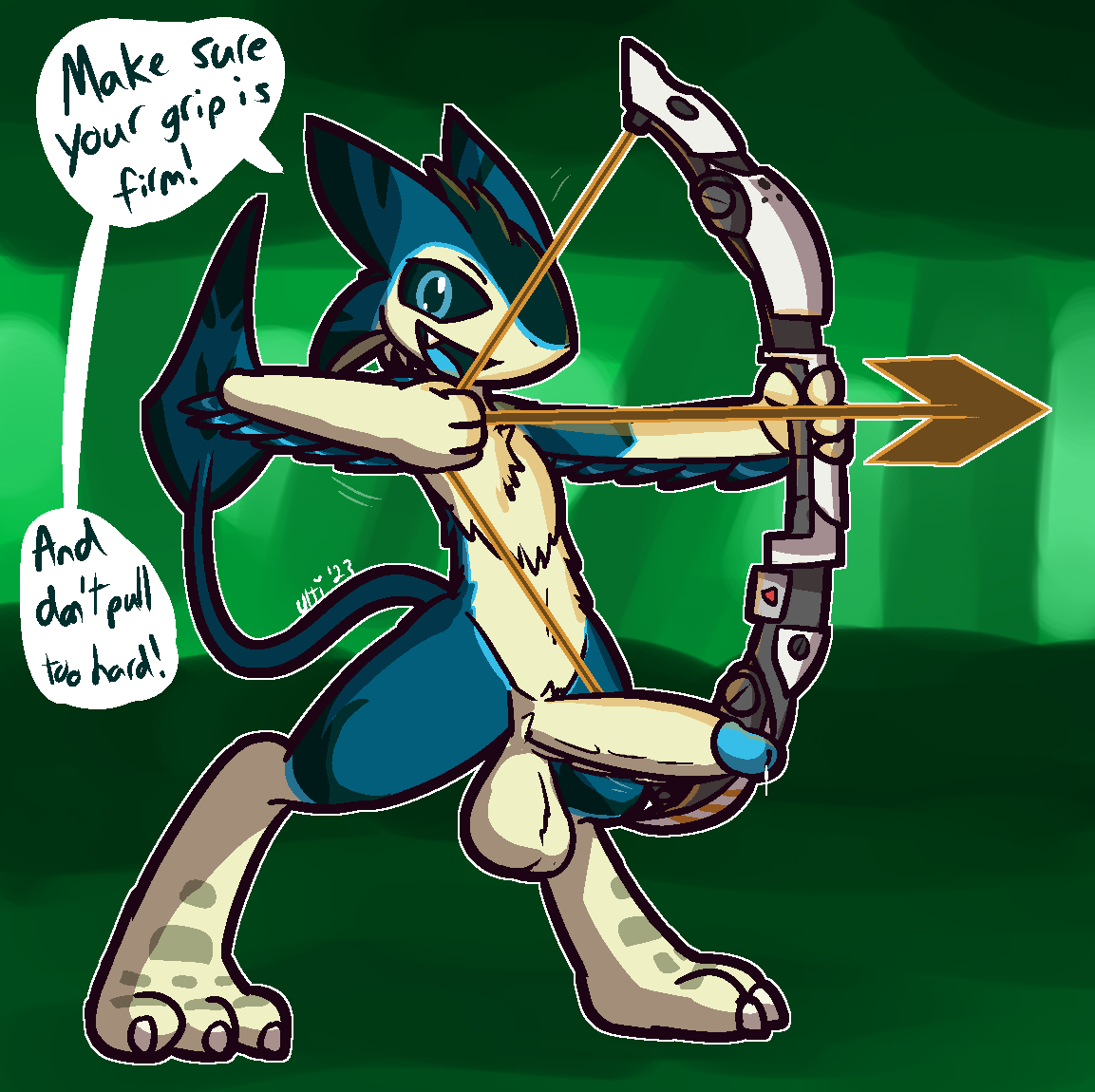 Rule 34 2023 3 Toes Alien Anthro Arrow Weapon Balls Big Balls Big 0296