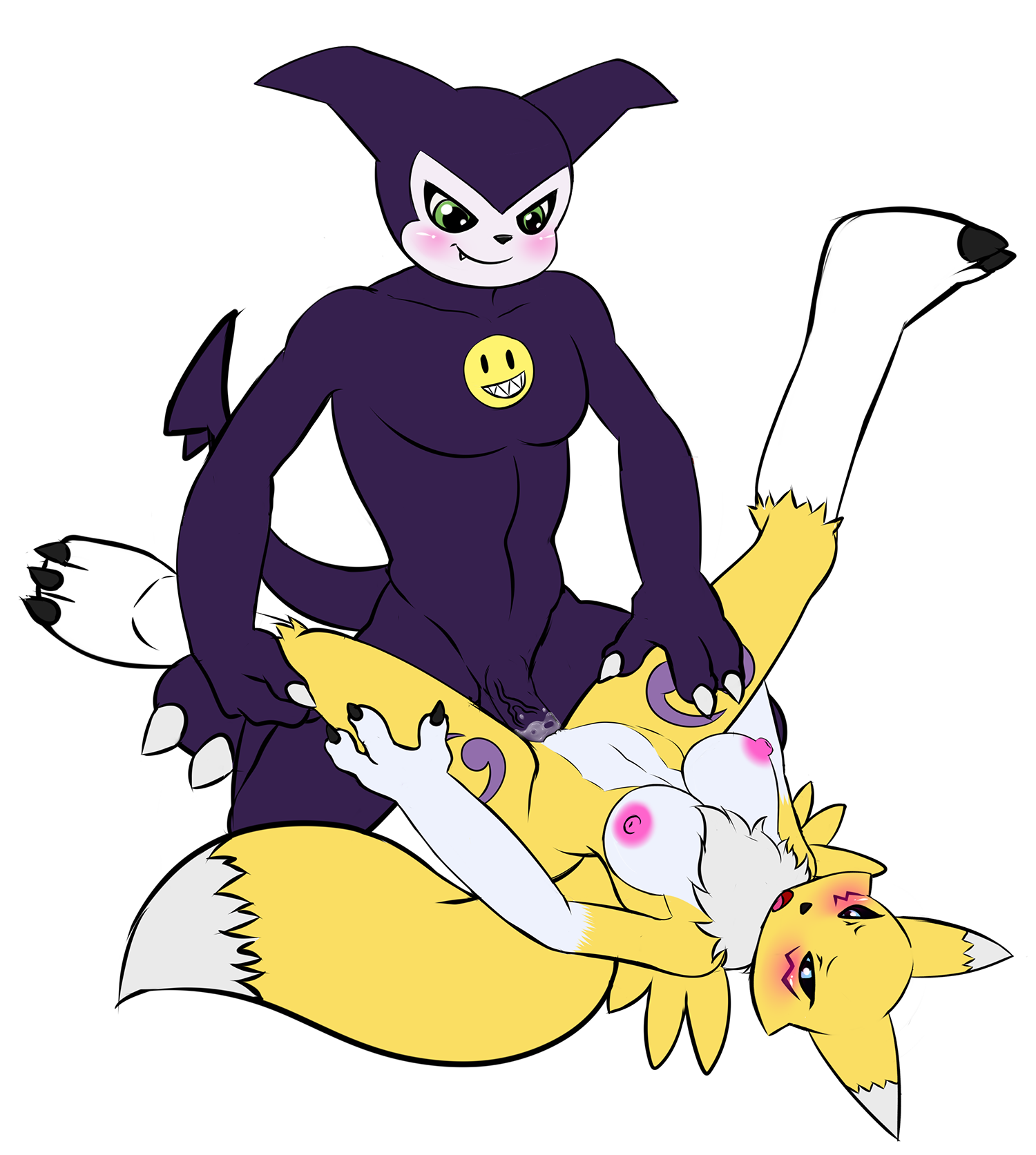 Rule 34 Anthro Bandai Namco Big Breasts Blush Bodily Fluids Breasts 1375