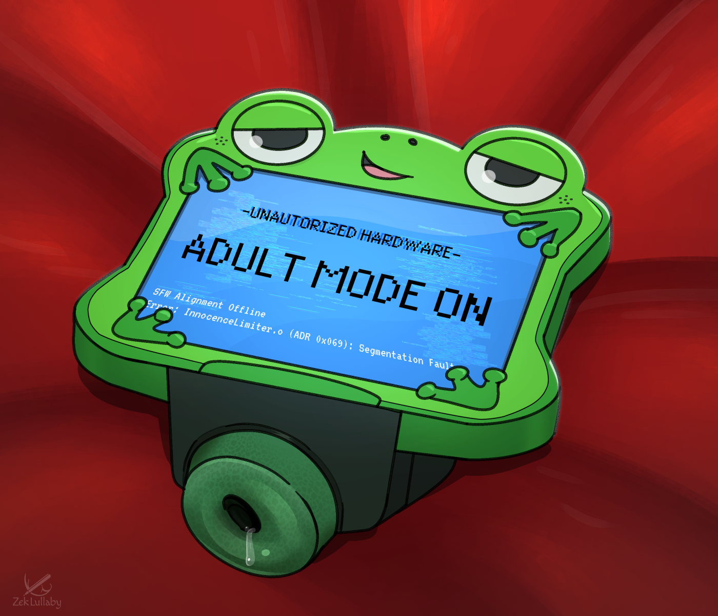 Rule 34 2025 3 Toes Ambiguous Gender Amphibian Disney English Text Feet Frog Half Closed Eyes